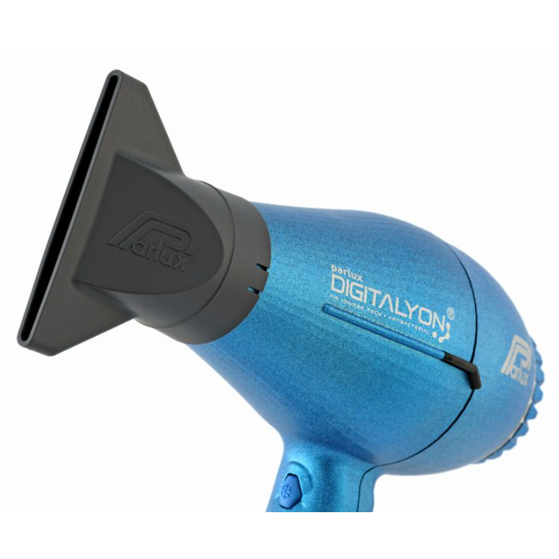 PARLUX Фен Parlux Digitalyon Blue, синий, 2400 Вт, ионизация, 2 насадки ...
